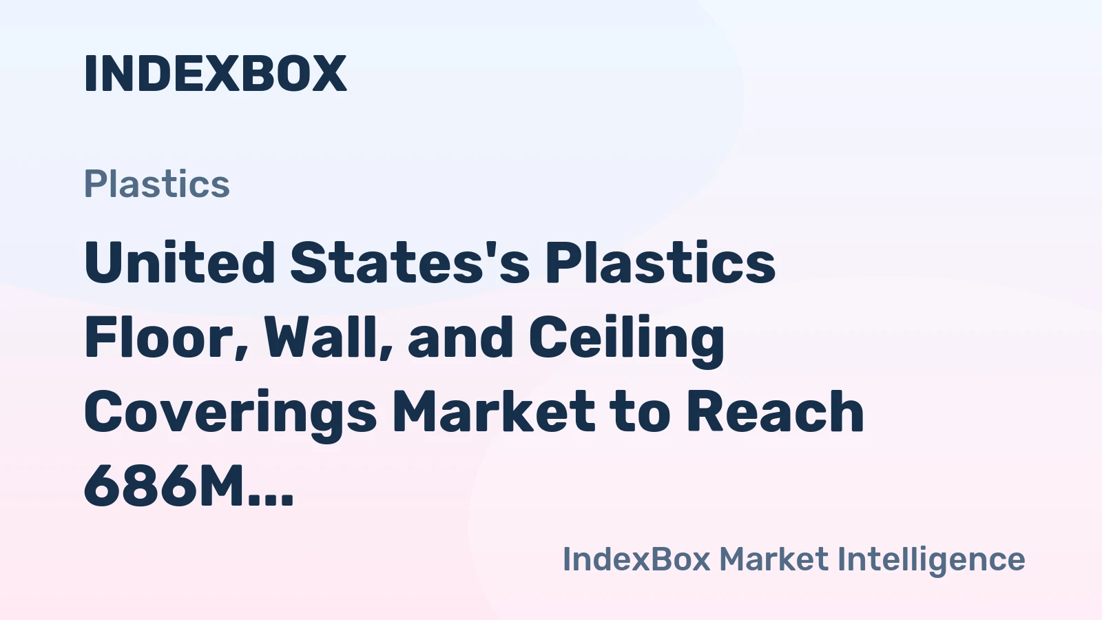 United States's Plastics Floor, Wall, and Ceiling Coverings Market to Reach 686M Square Meters by 2035, Valued at $3.4B