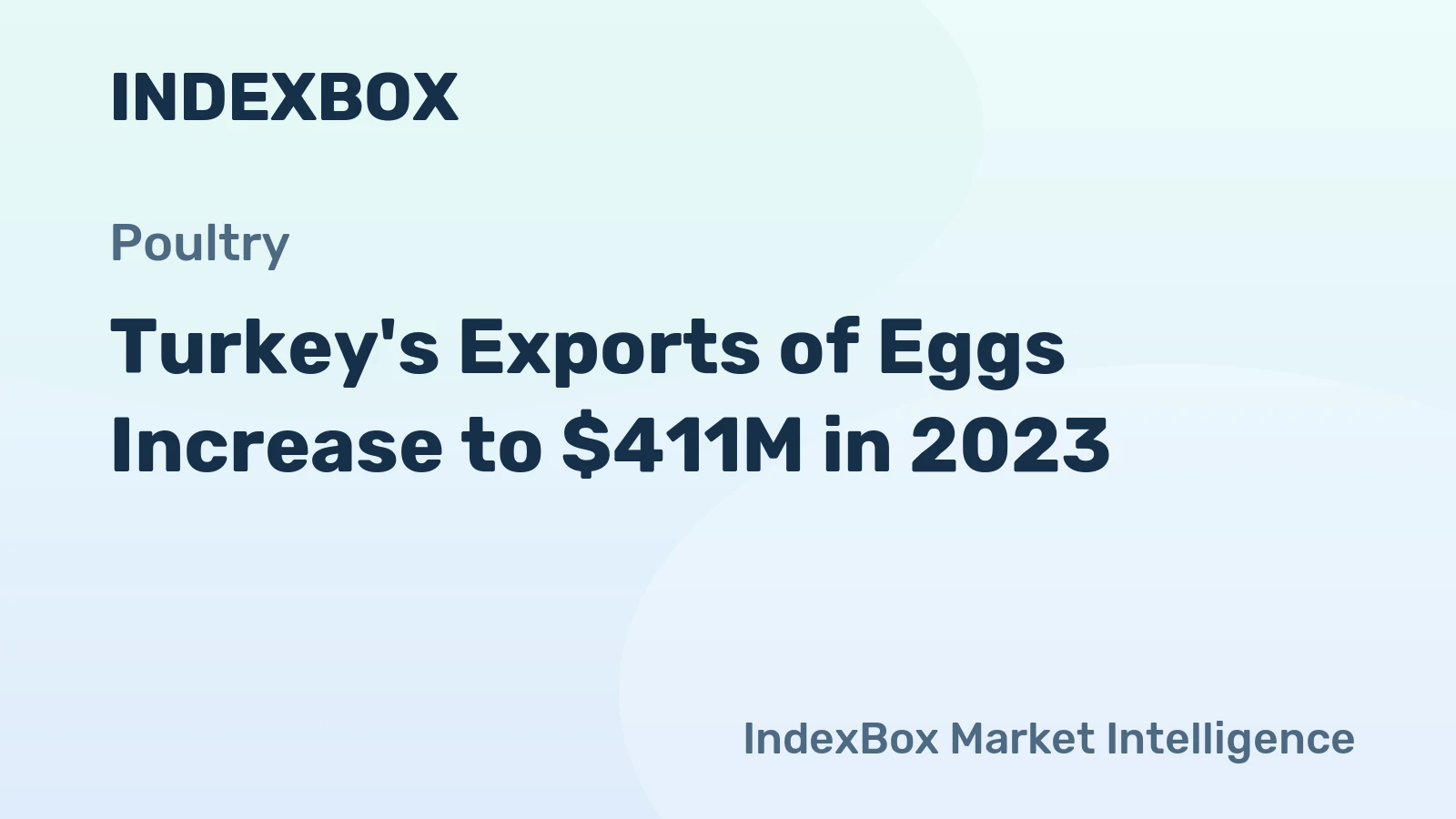 Turkey's Exports of Eggs Increase to $411M in 2023