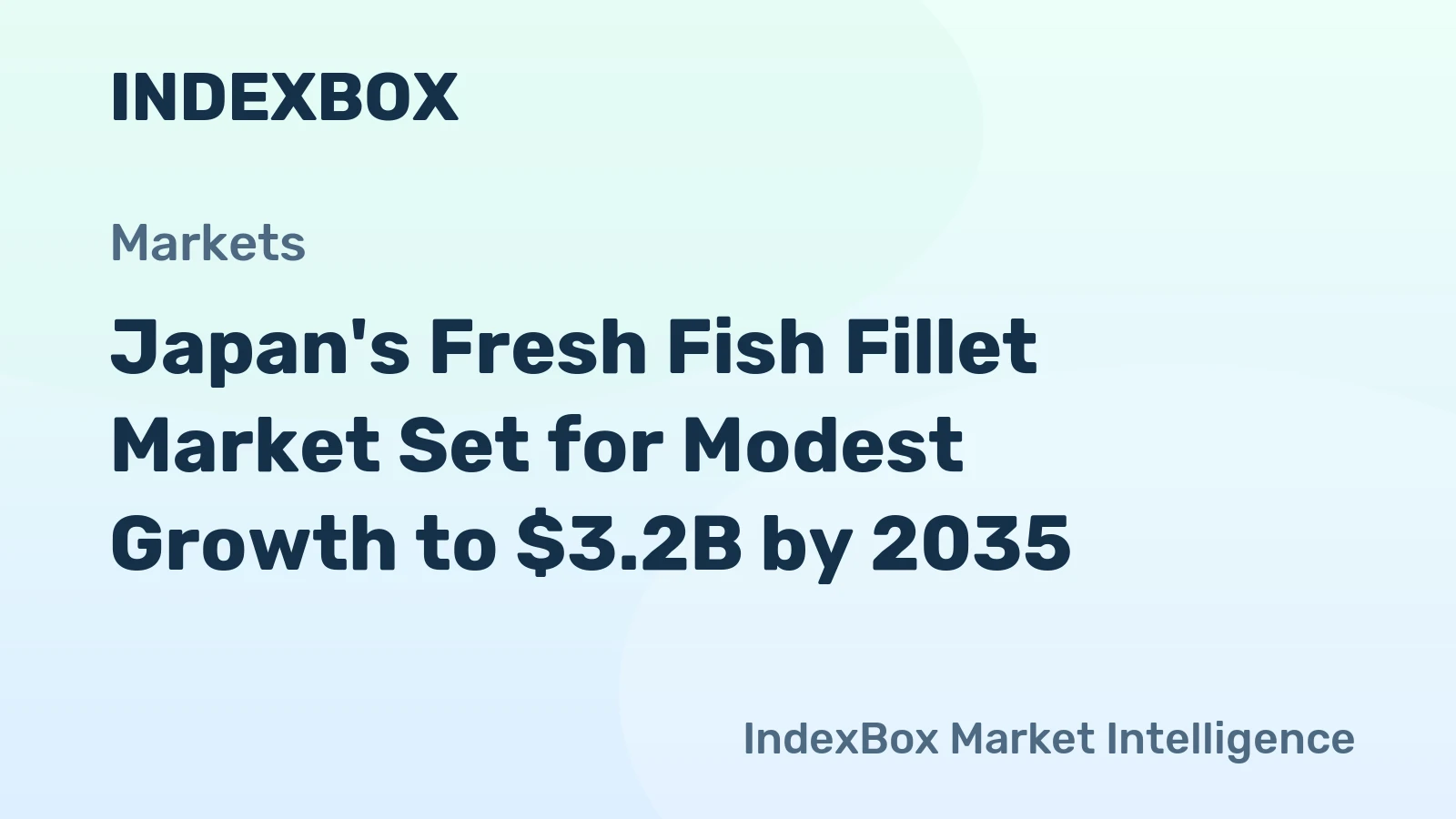 Japan's Fresh Fish Fillet Market Set for Modest Growth to $3.2B by 2035