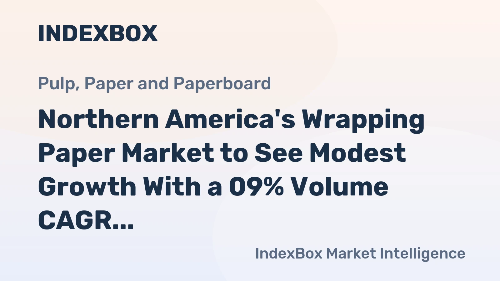 Northern America's Wrapping Paper Market to See Modest Growth With a 09% Volume CAGR Through 2035