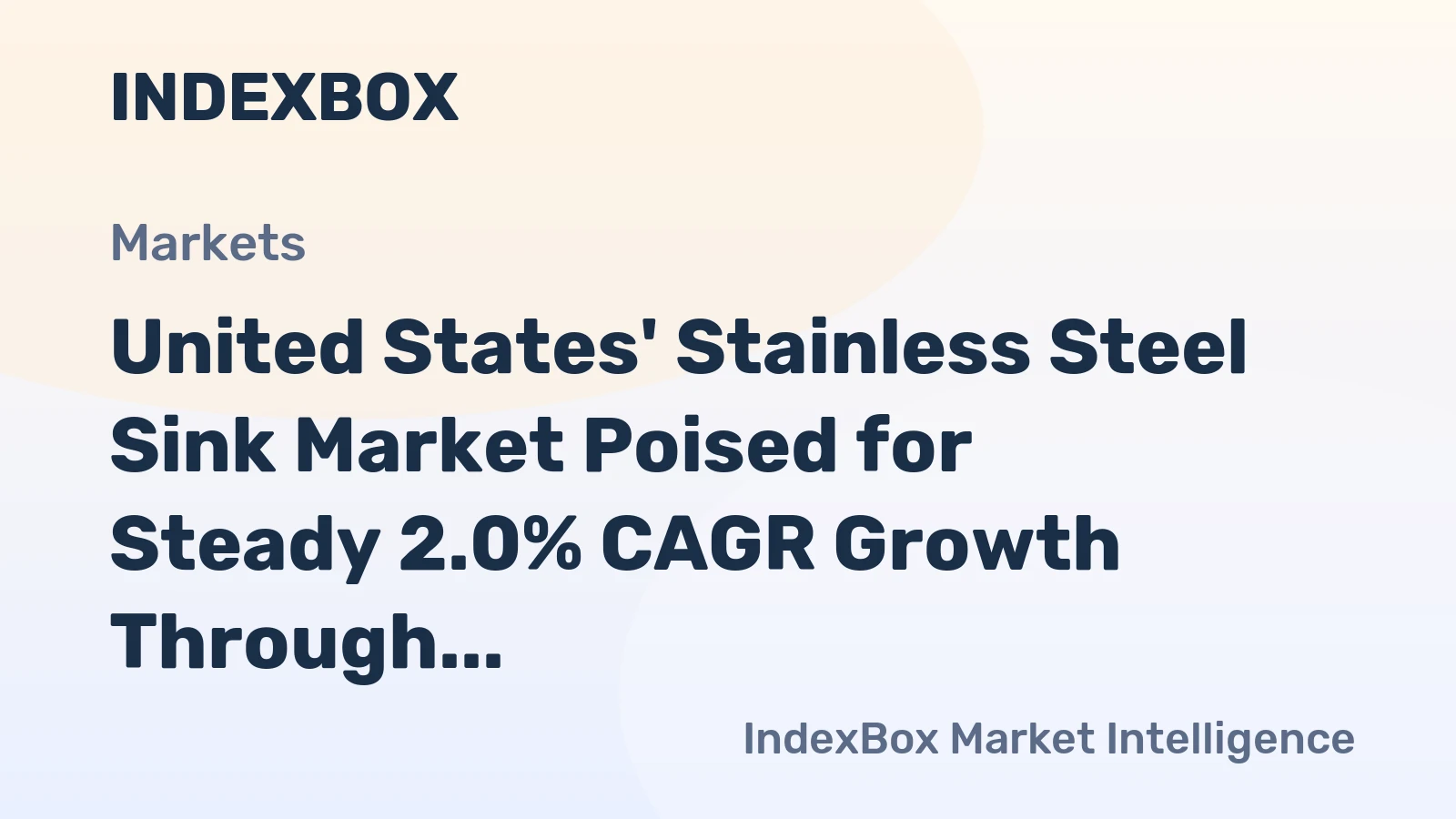 United States' Stainless Steel Sink Market Poised for Steady 2.0% CAGR Growth Through 2035