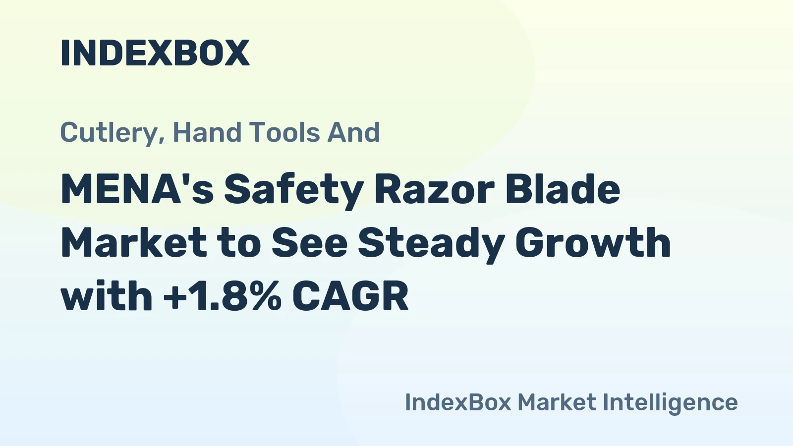 MENA's Safety Razor Blade Market to See Steady Growth with +1.8% CAGR