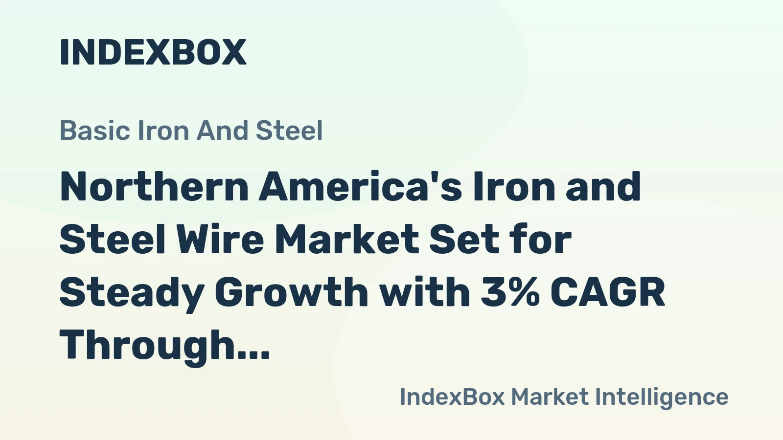 Northern America's Iron and Steel Wire Market Set for Steady Growth with 3% CAGR Through 2035