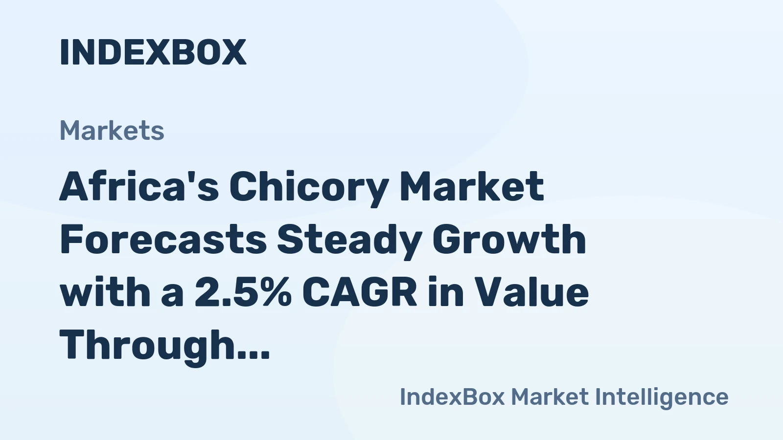 Africa's Chicory Market Forecasts Steady Growth with a 2.5% CAGR in Value Through 2035