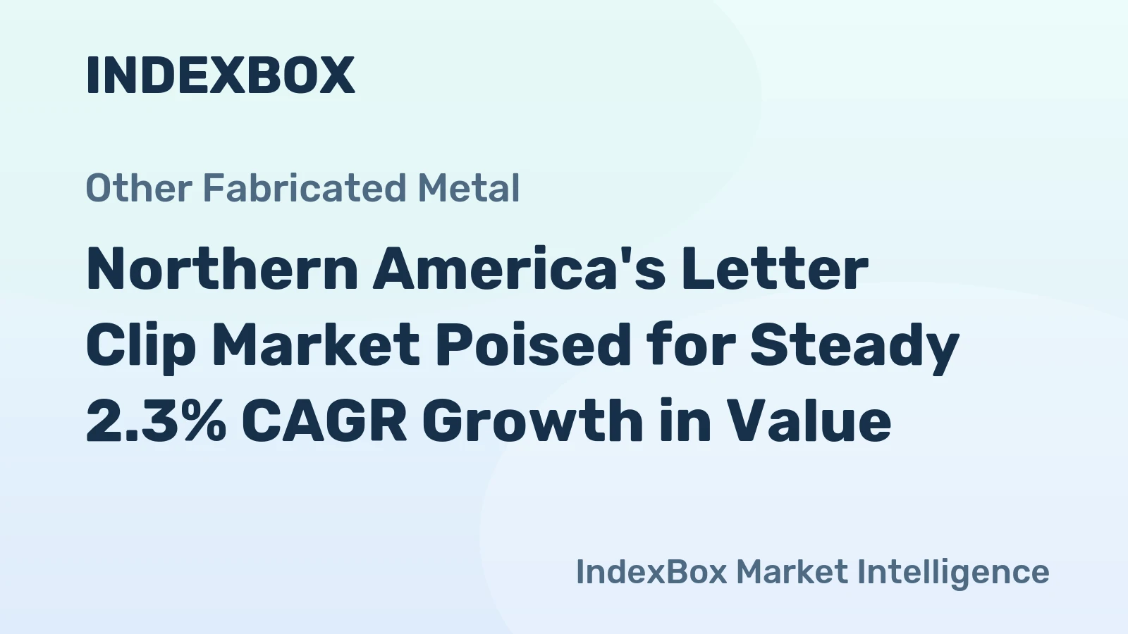 Northern America's Letter Clip Market Poised for Steady 2.3% CAGR Growth in Value