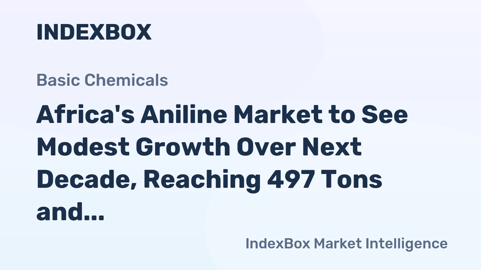 Africa's Aniline Market to See Modest Growth Over Next Decade, Reaching 497 Tons and $3.3M in Value by 2035