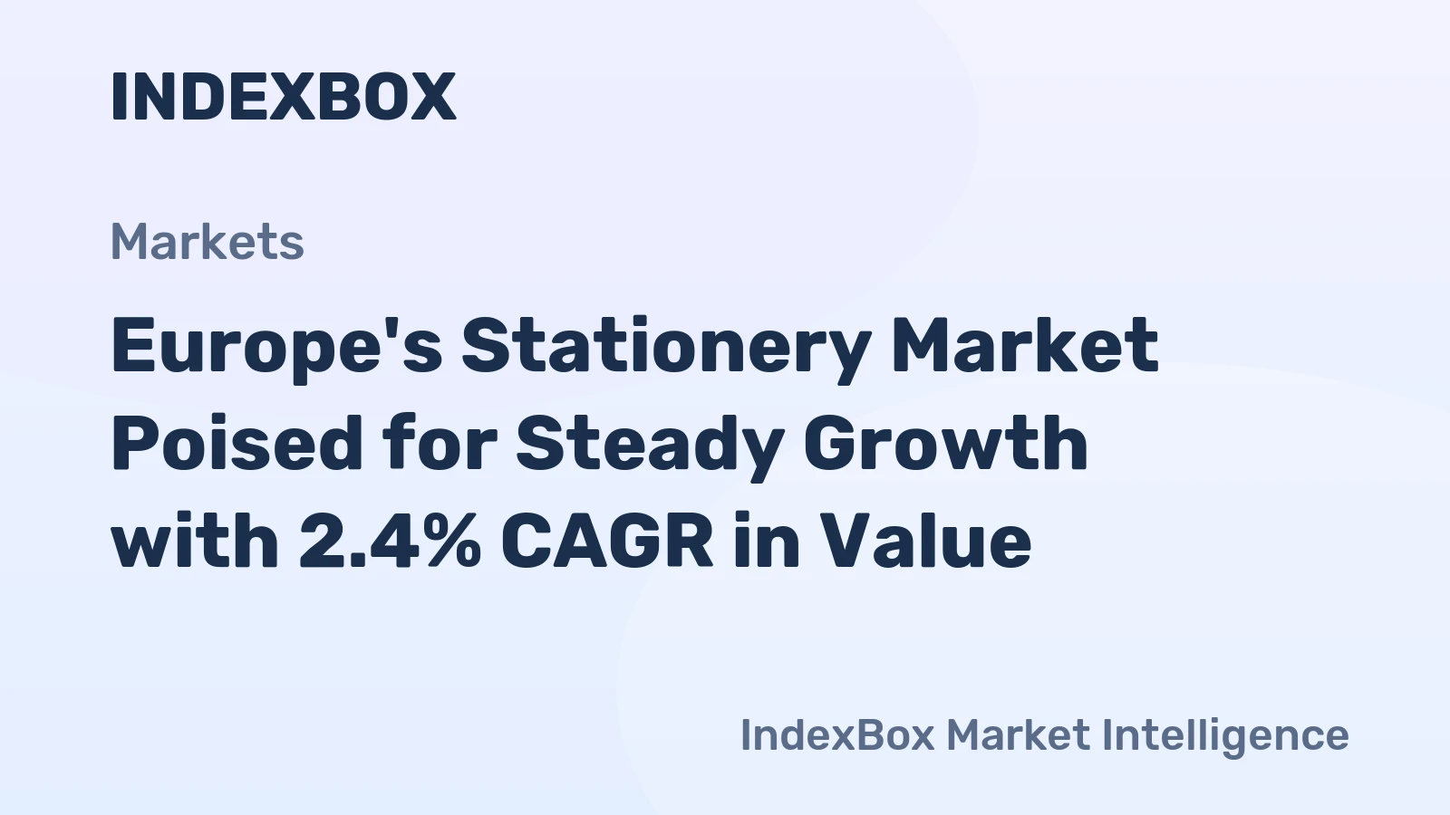 Europe's Stationery Market Poised for Steady Growth with 2.4% CAGR in Value