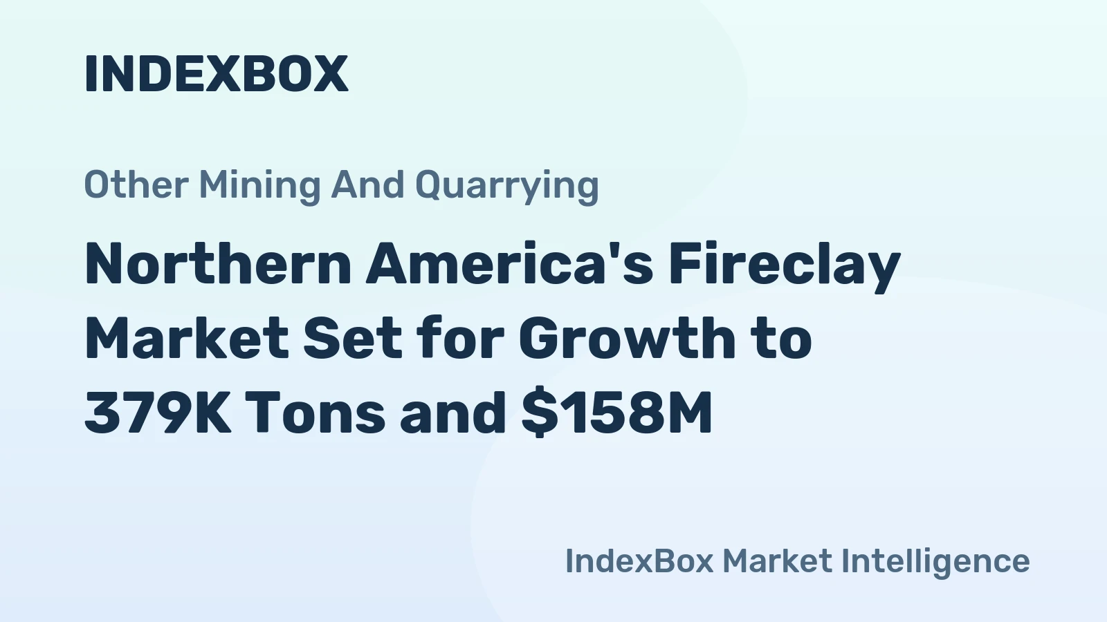 Northern America's Fireclay Market Set for Growth to 379K Tons and $158M