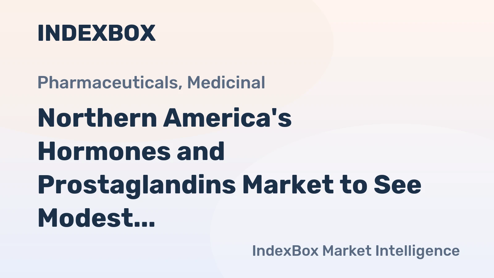Northern America's Hormones and Prostaglandins Market to See Modest Growth With a +1.5% CAGR