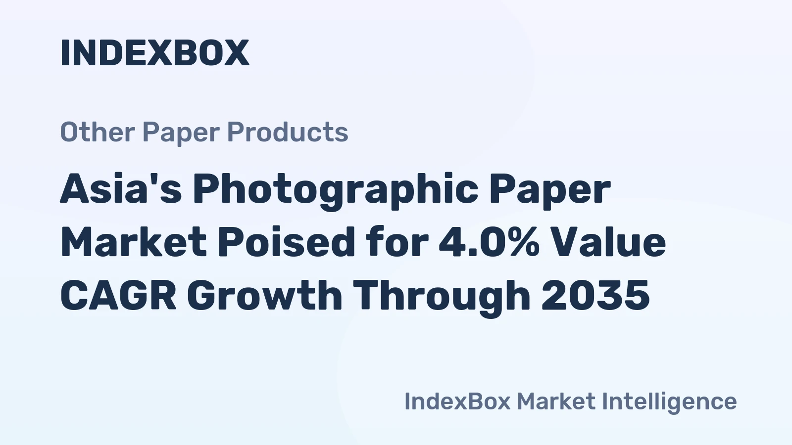 Asia's Photographic Paper Market Poised for 4.0% Value CAGR Growth Through 2035