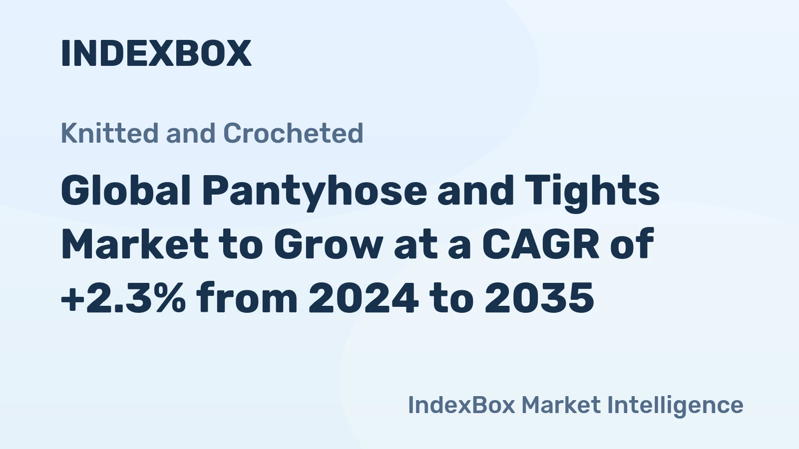 Global Pantyhose and Tights Market to Grow at a CAGR of +2.3% from 2024 to 2035