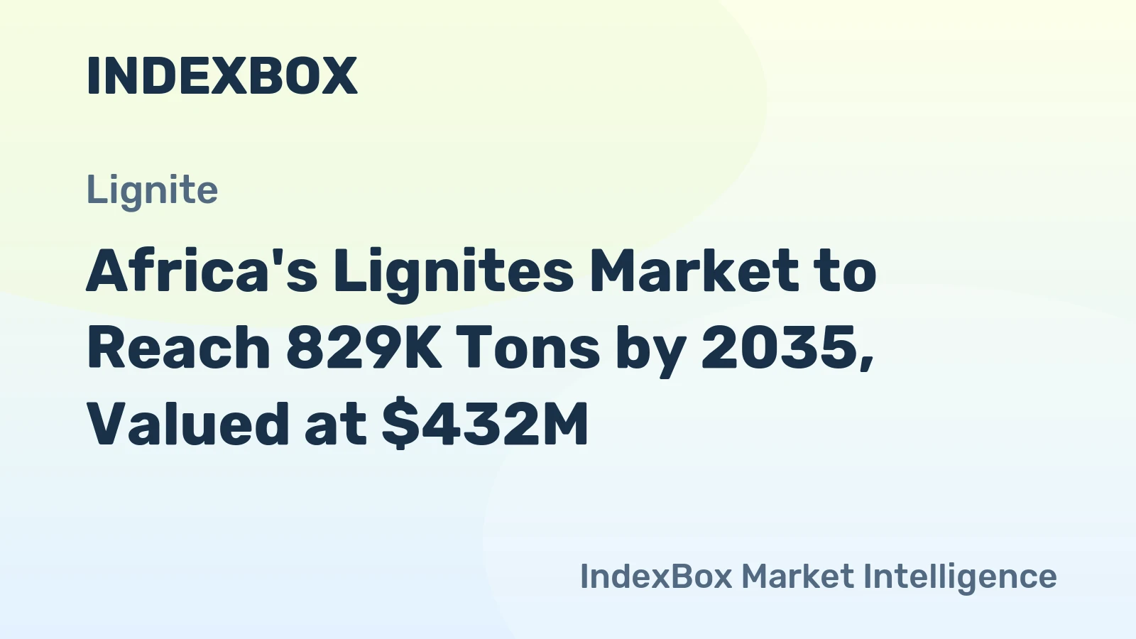 Africa's Lignites Market to Reach 829K Tons by 2035, Valued at $432M