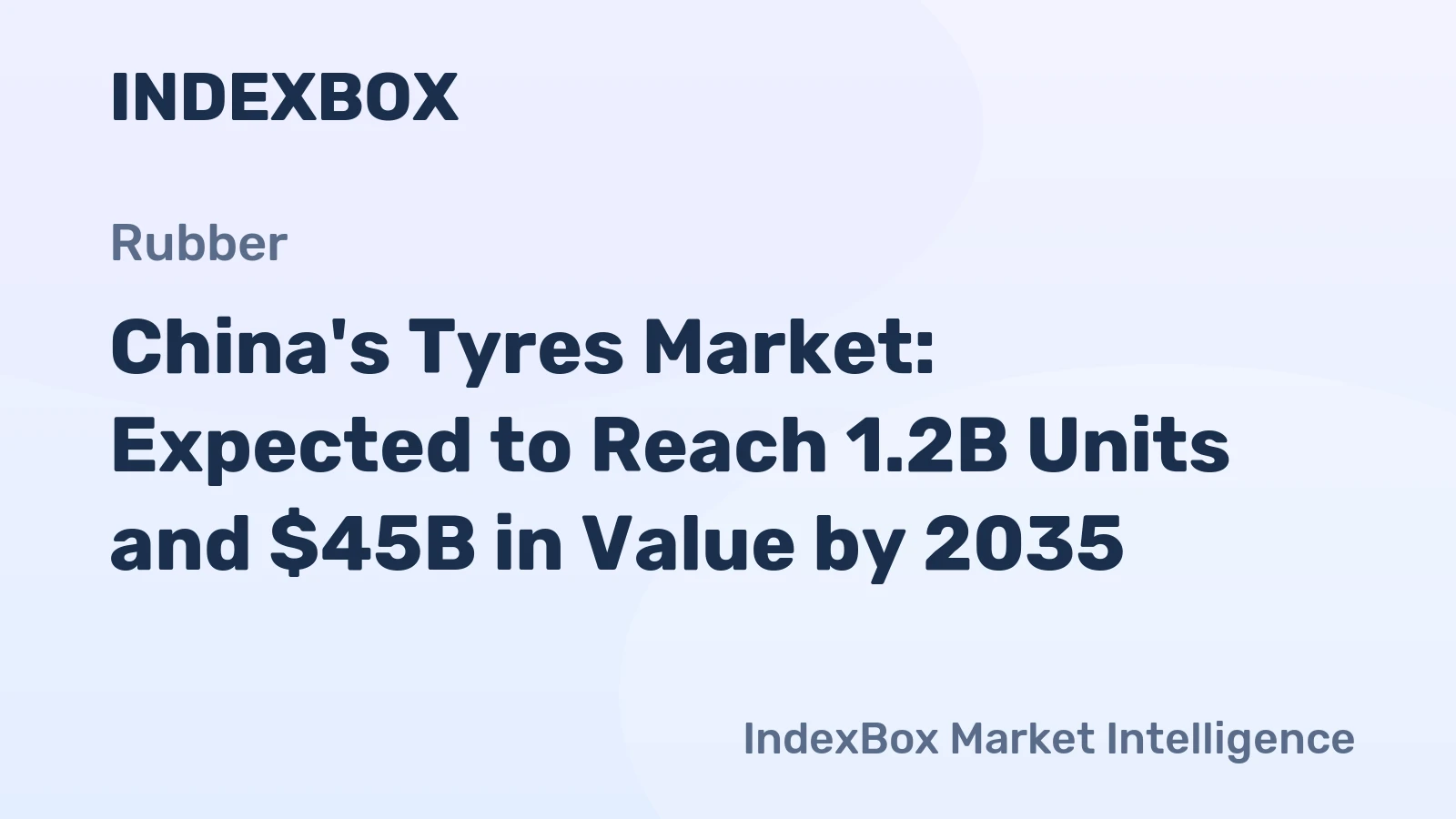 China's Tyres Market: Expected to Reach 1.2B Units and $45B in Value by 2035