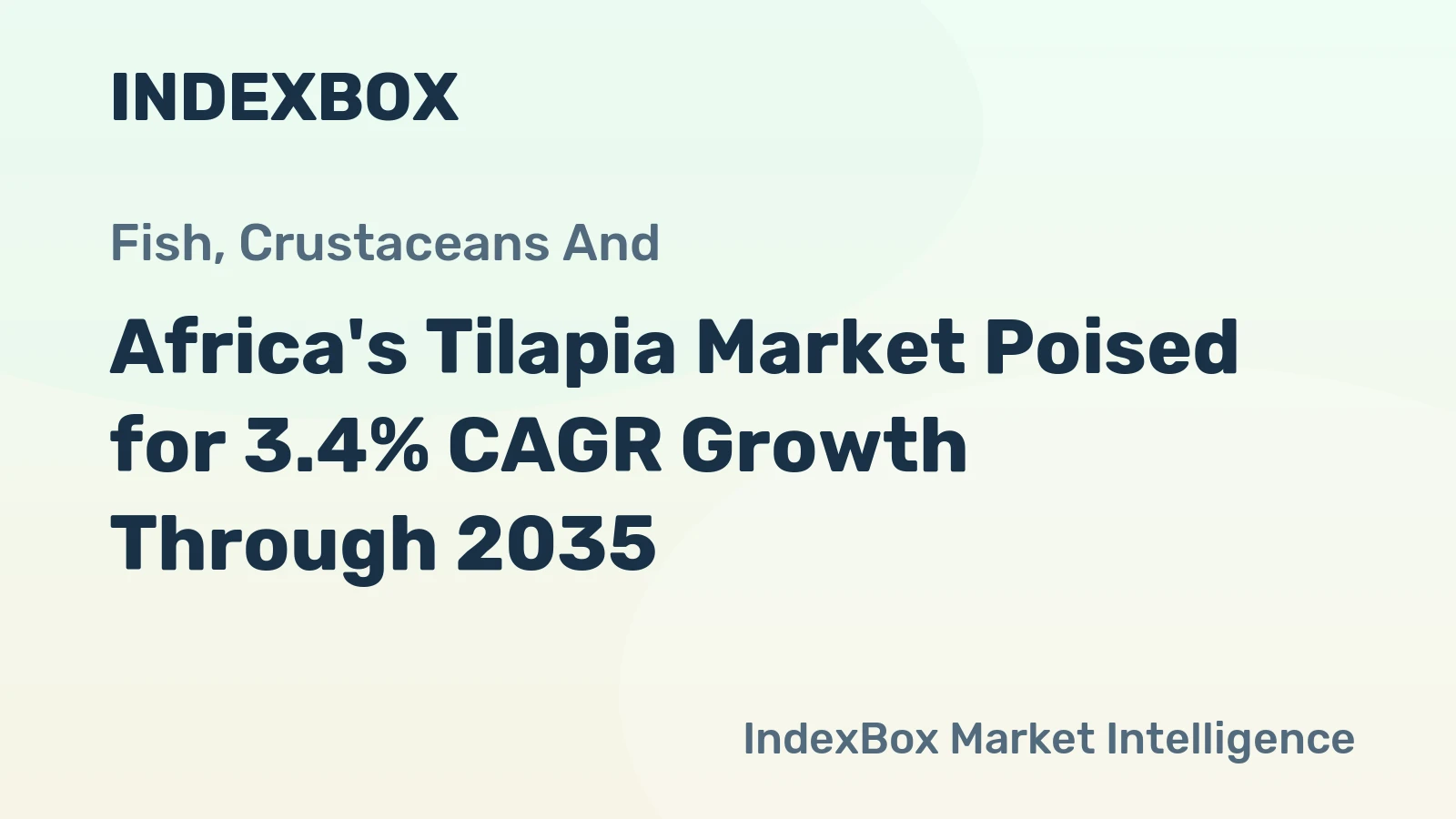 Africa's Tilapia Market Poised for 3.4% CAGR Growth Through 2035