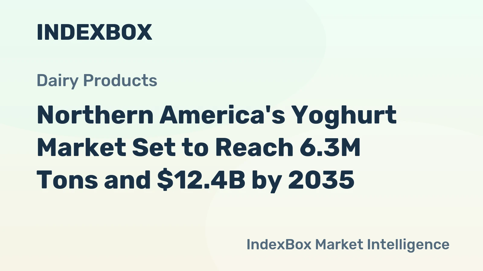Northern America's Yoghurt Market Set to Reach 6.3M Tons and $12.4B by 2035