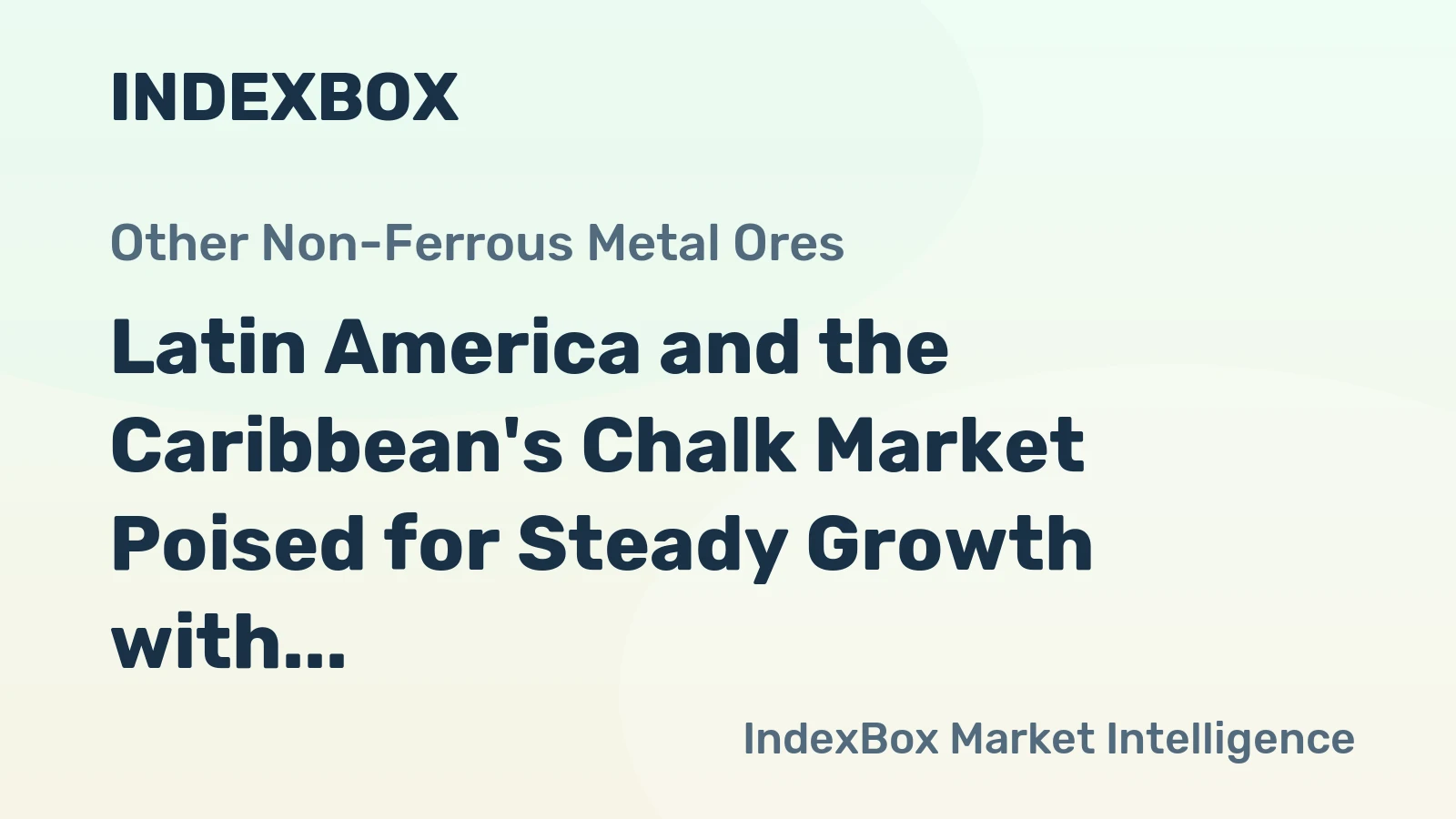 Latin America and the Caribbean's Chalk Market Poised for Steady Growth with 4.7% CAGR in Value