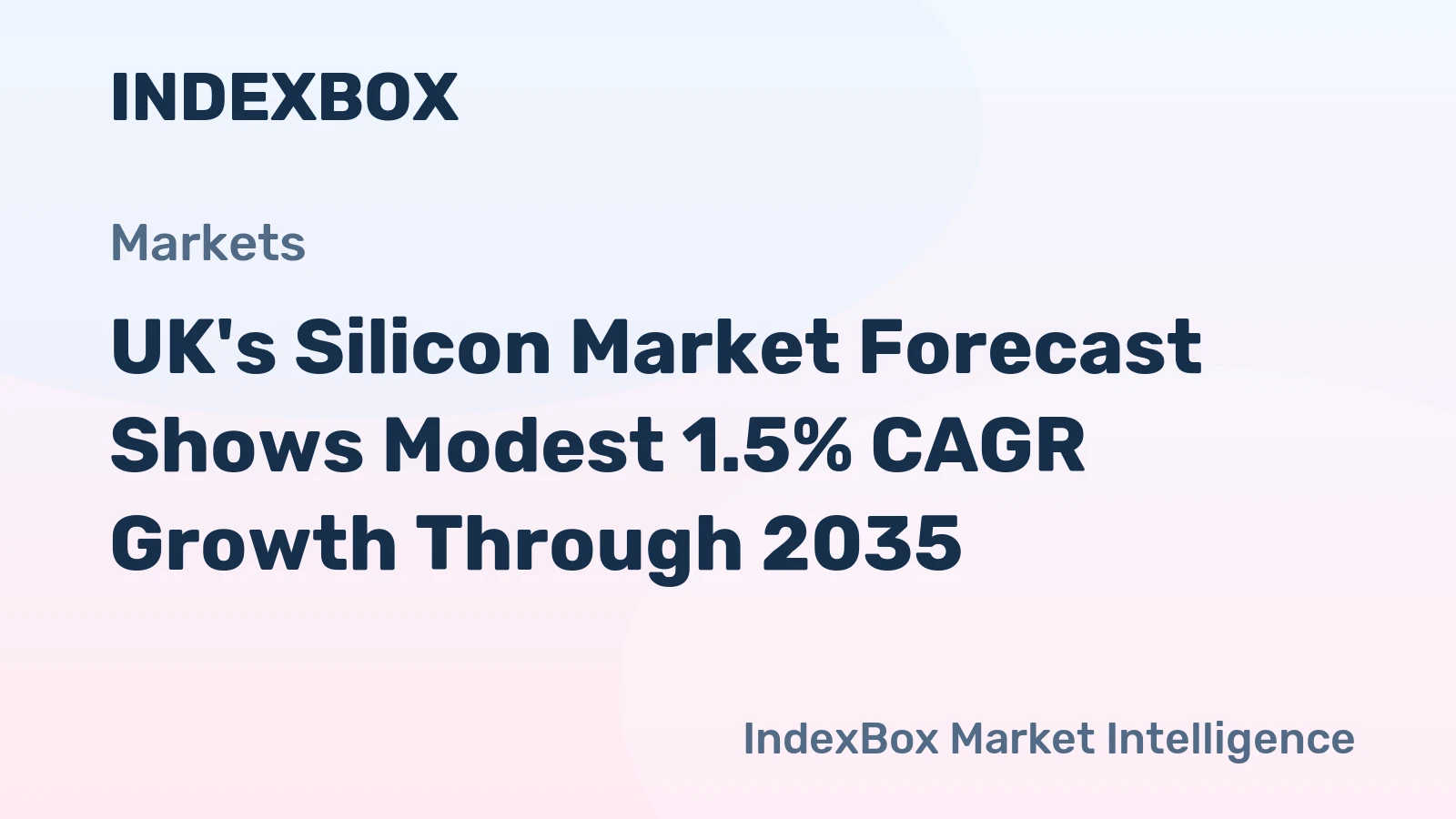 UK's Silicon Market Forecast Shows Modest 1.5% CAGR Growth Through 2035