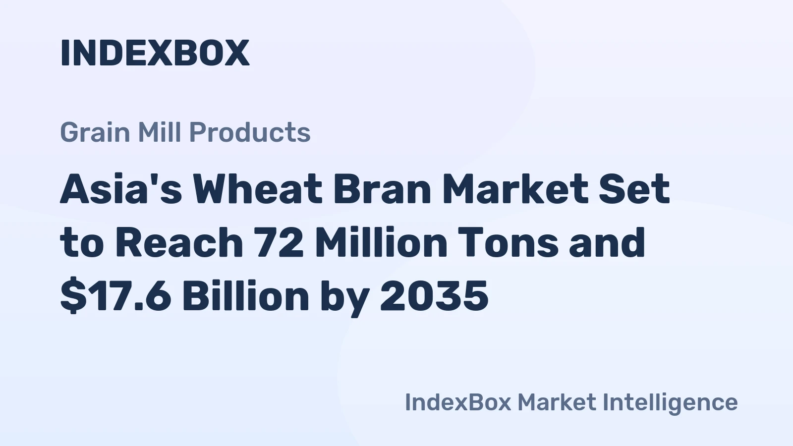 Asia's Wheat Bran Market Set to Reach 72 Million Tons and $17.6 Billion by 2035