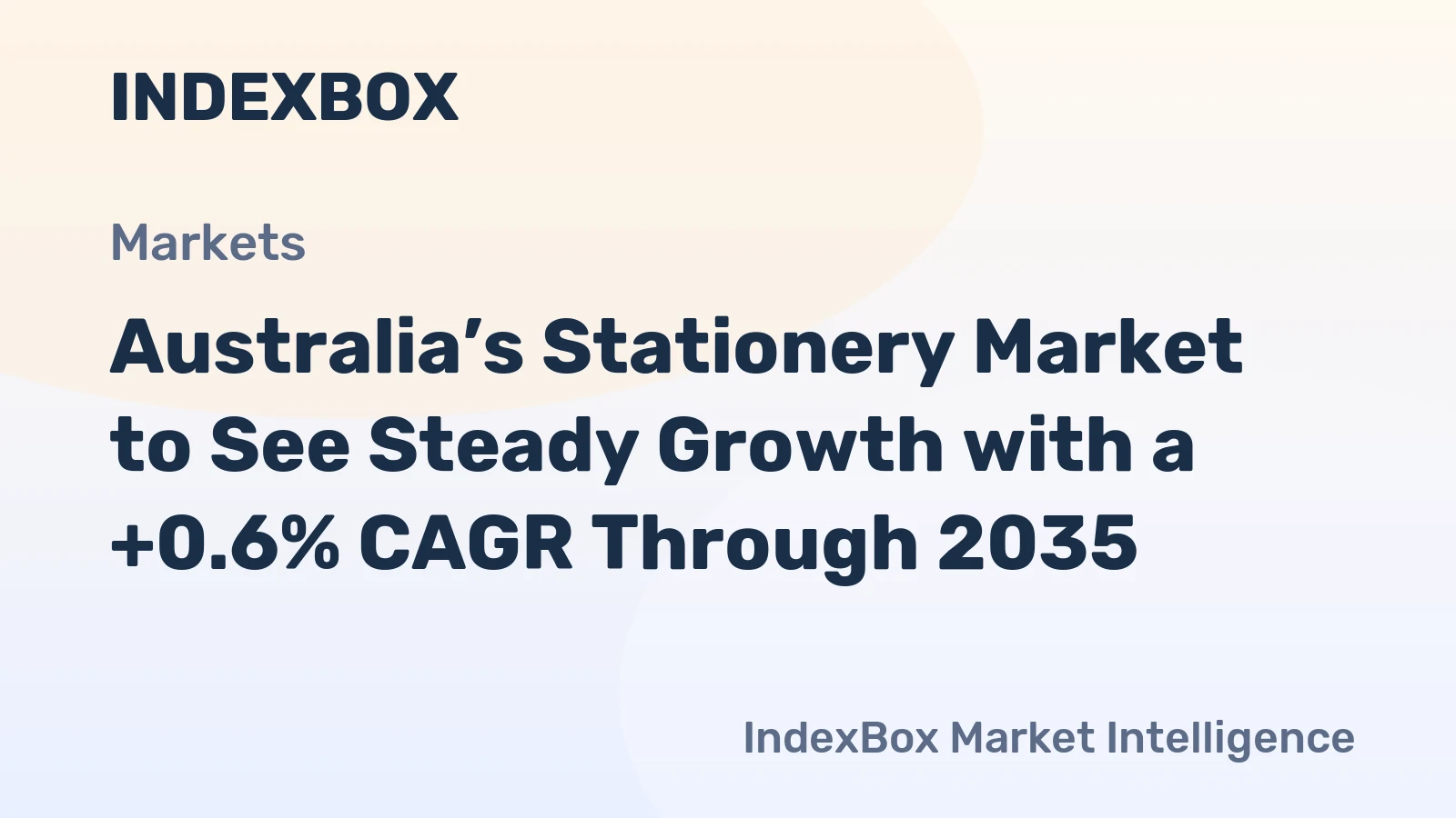 Australia’s Stationery Market to See Steady Growth with a +0.6% CAGR Through 2035