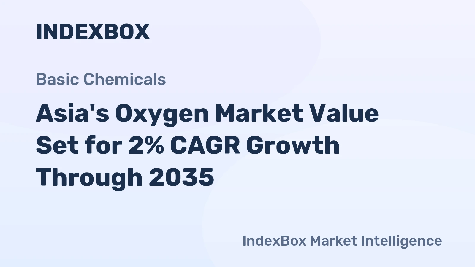 Asia's Oxygen Market Value Set for 2% CAGR Growth Through 2035