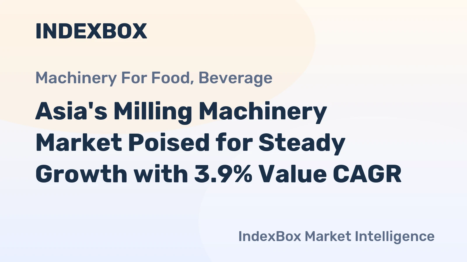Asia's Milling Machinery Market Poised for Steady Growth with 3.9% Value CAGR