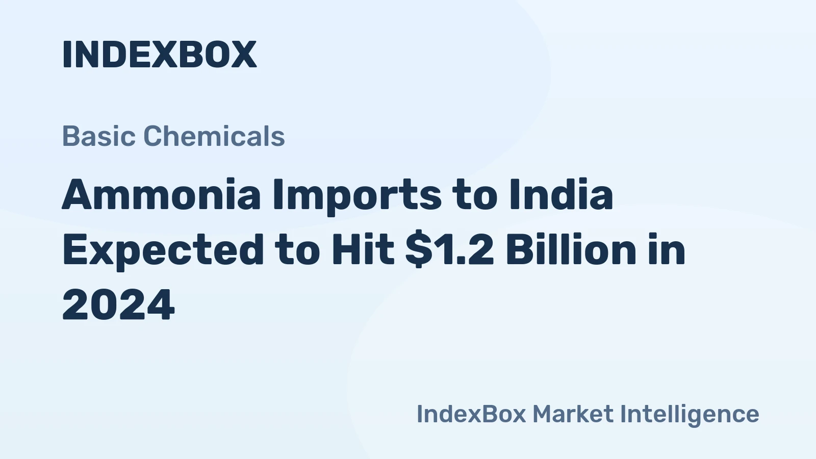 Ammonia Imports to India Expected to Hit $1.2 Billion in 2024
