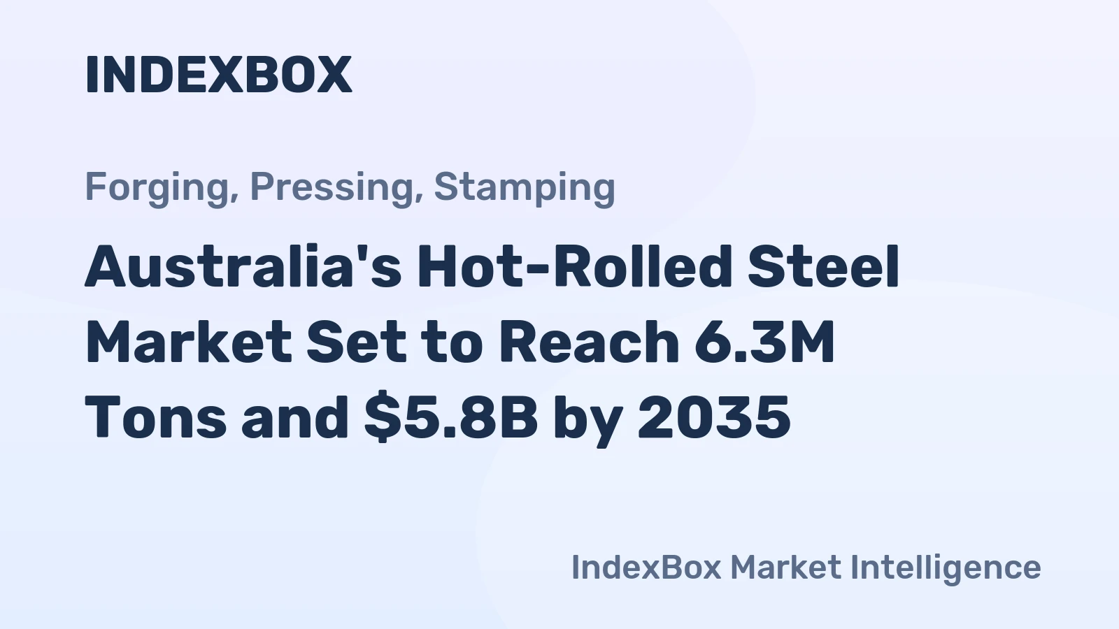 Australia's Hot-Rolled Steel Market Set to Reach 6.3M Tons and $5.8B by 2035