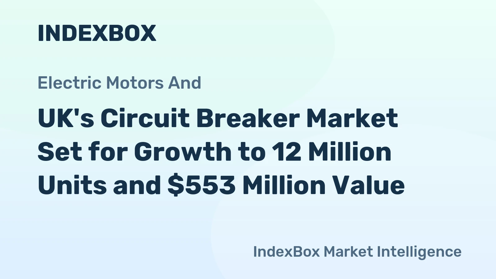 UK's Circuit Breaker Market Set for Growth to 12 Million Units and $553 Million Value