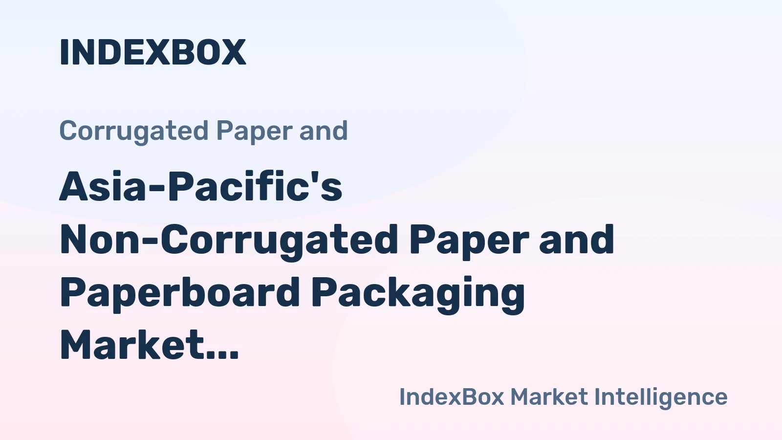 Asia-Pacific's Non-Corrugated Paper and Paperboard Packaging Market Set to Slowly Expand with +0.6% CAGR from 2024 to 2035