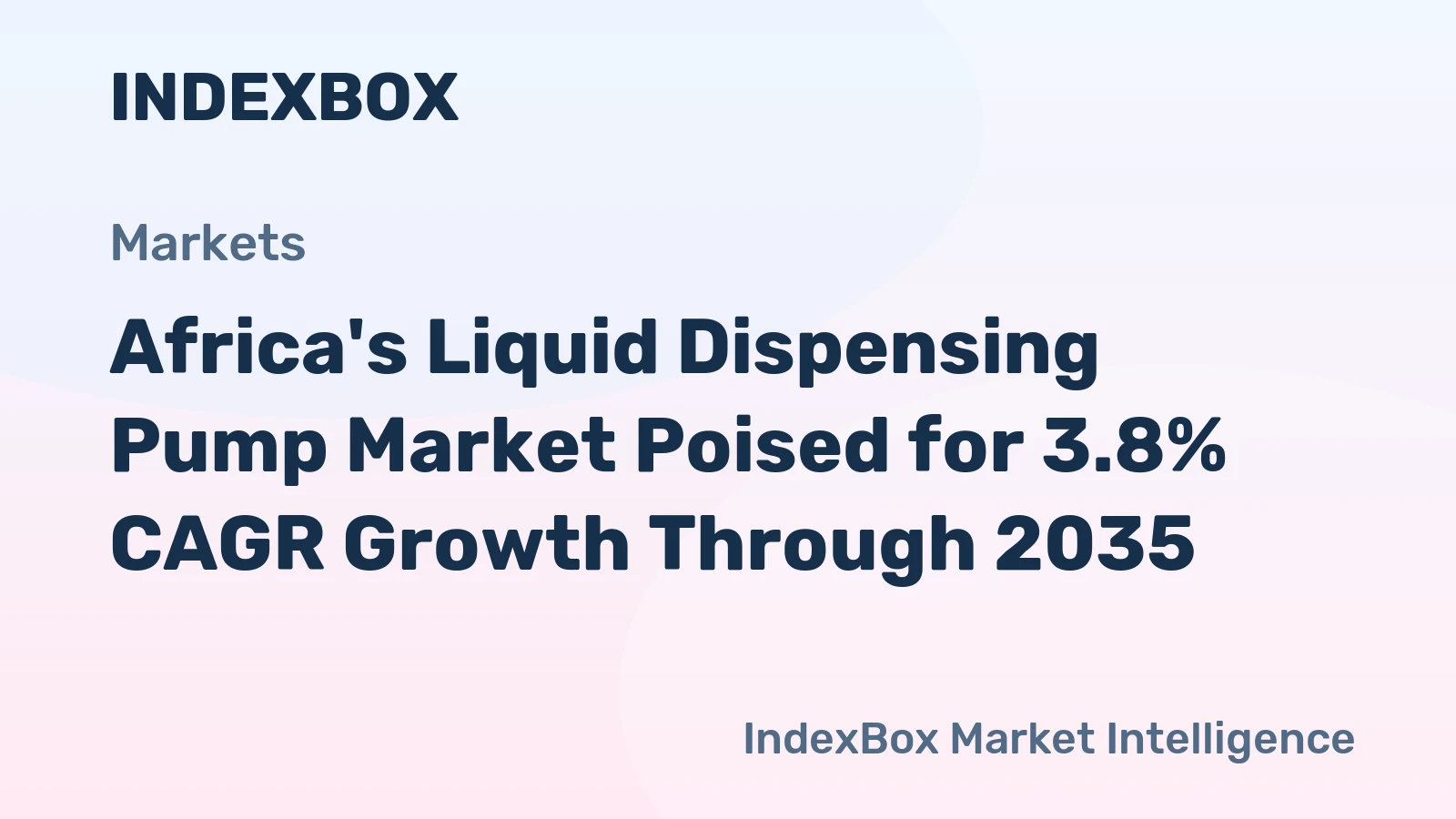 Africa's Liquid Dispensing Pump Market Poised for 3.8% CAGR Growth Through 2035