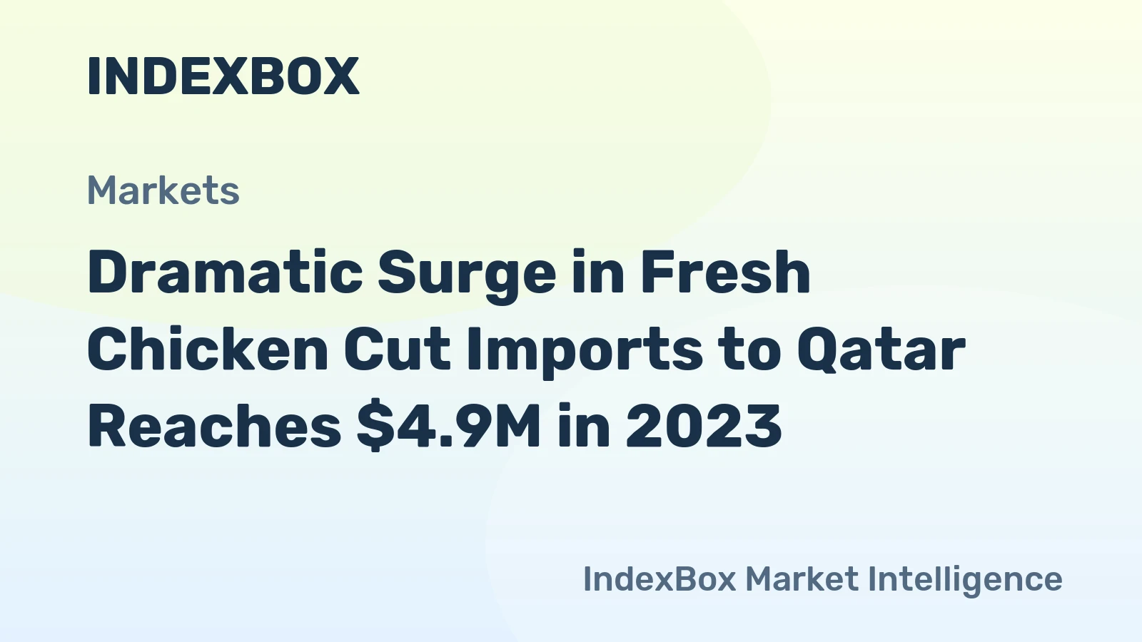 Dramatic Surge in Fresh Chicken Cut Imports to Qatar Reaches $4.9M in 2023