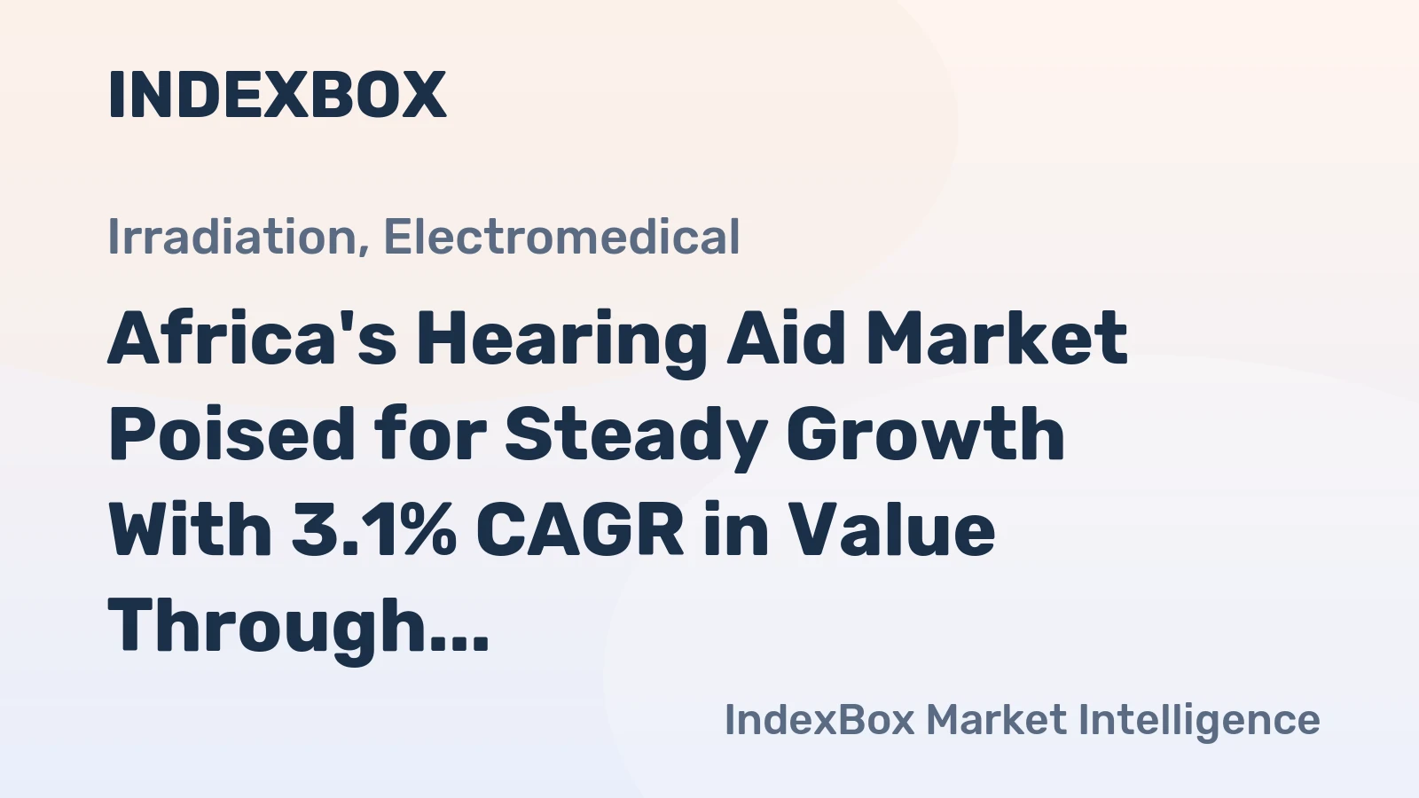 Africa's Hearing Aid Market Poised for Steady Growth With 3.1% CAGR in Value Through 2035