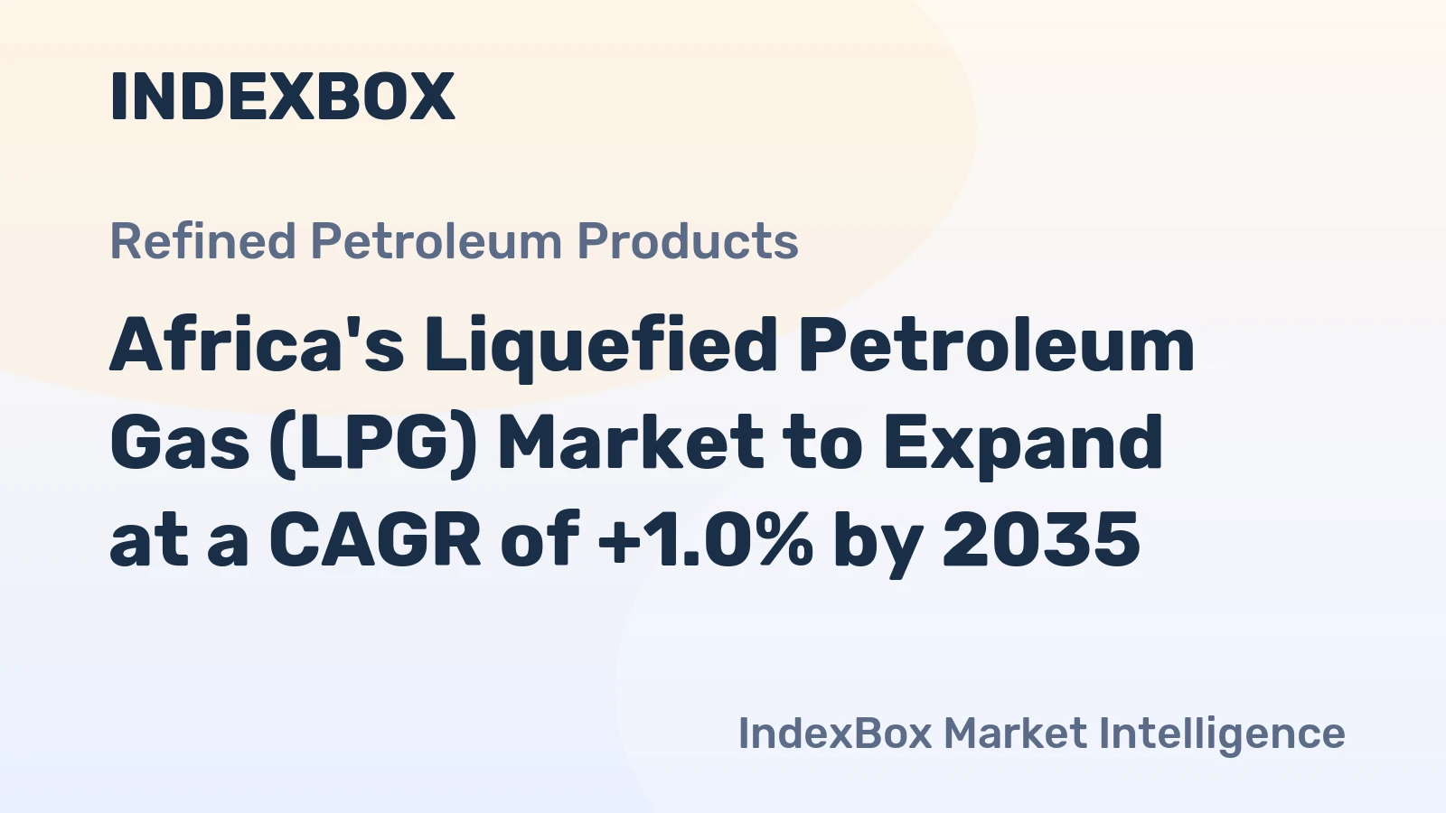 Africa's Liquefied Petroleum Gas (LPG) Market to Expand at a CAGR of +1.0% by 2035
