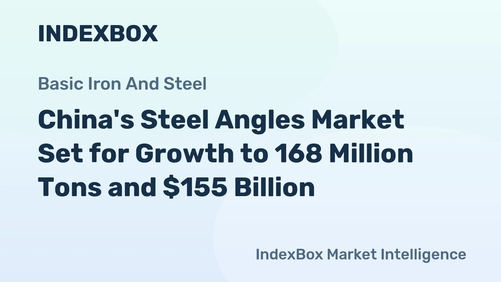 China's Steel Angles Market Set for Growth to 168 Million Tons and $155 Billion
