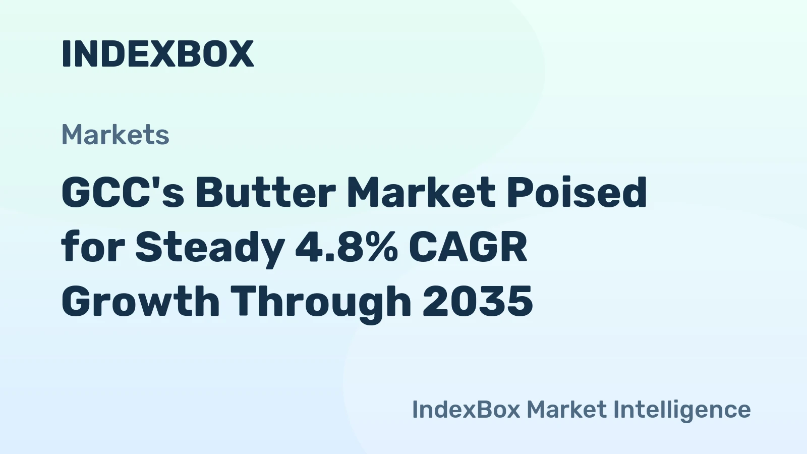 GCC's Butter Market Poised for Steady 4.8% CAGR Growth Through 2035