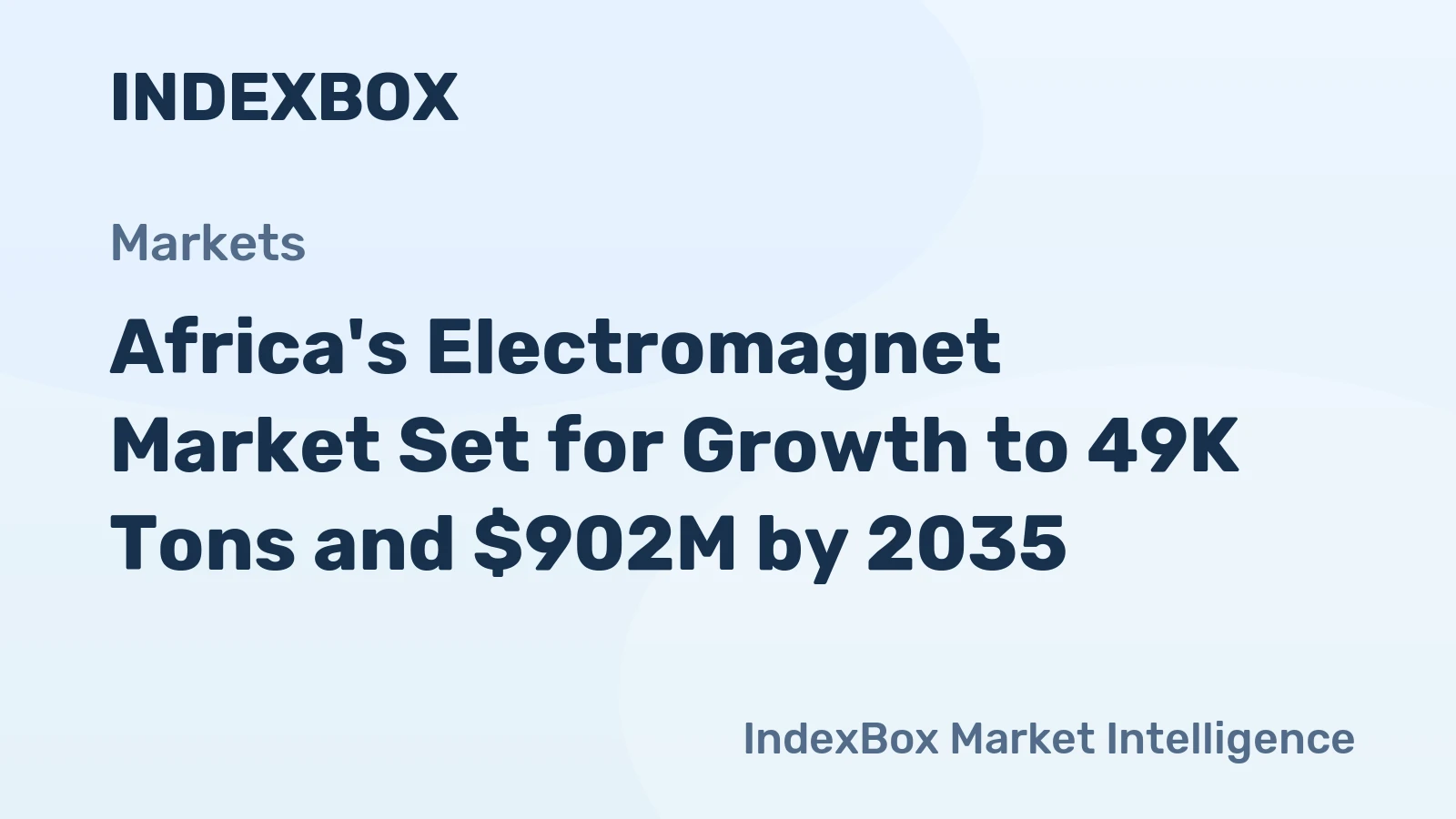 Africa's Electromagnet Market Set for Growth to 49K Tons and $902M by 2035