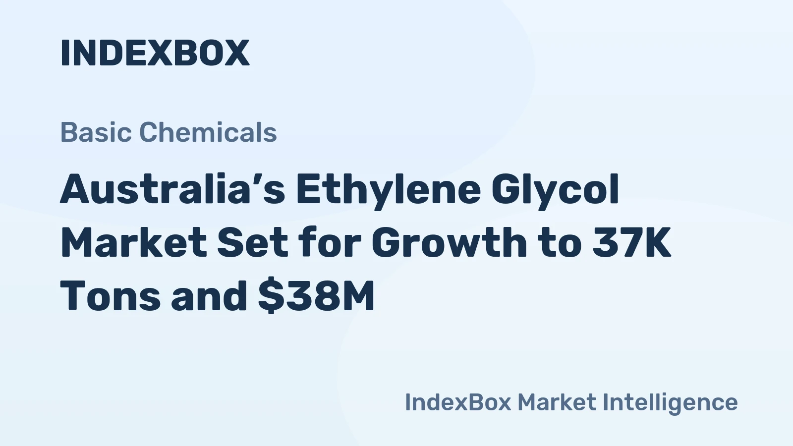 Australia’s Ethylene Glycol Market Set for Growth to 37K Tons and $38M
