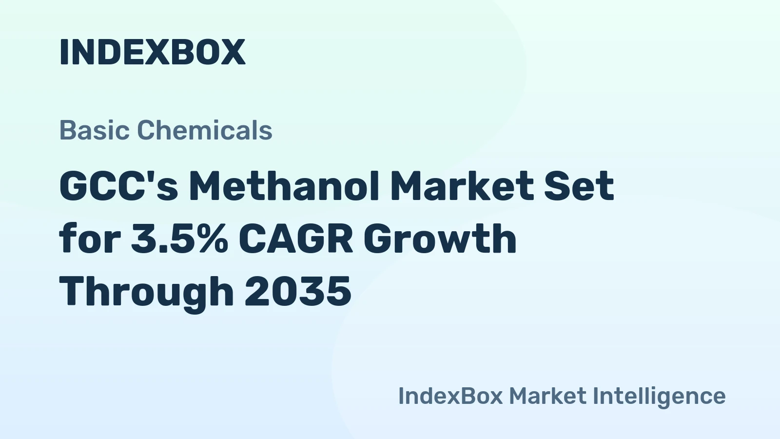 GCC's Methanol Market Set for 3.5% CAGR Growth Through 2035