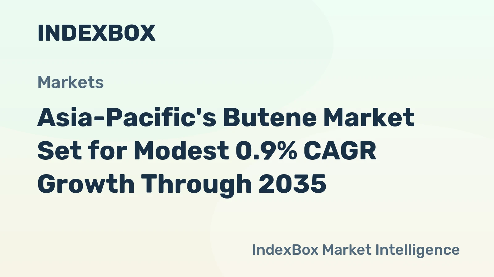 Asia-Pacific's Butene Market Set for Modest 0.9% CAGR Growth Through 2035