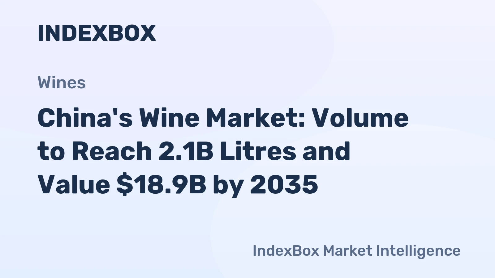 China's Wine Market: Volume to Reach 2.1B Litres and Value $18.9B by 2035