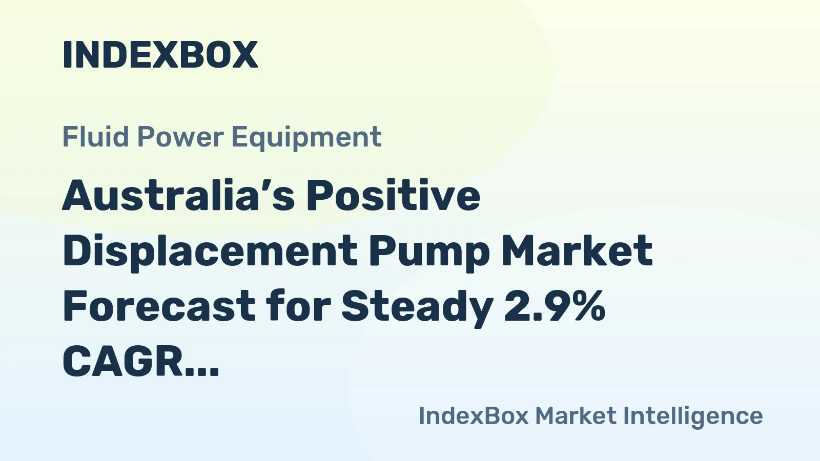 Australia’s Positive Displacement Pump Market Forecast for Steady 2.9% CAGR Growth Through 2035
