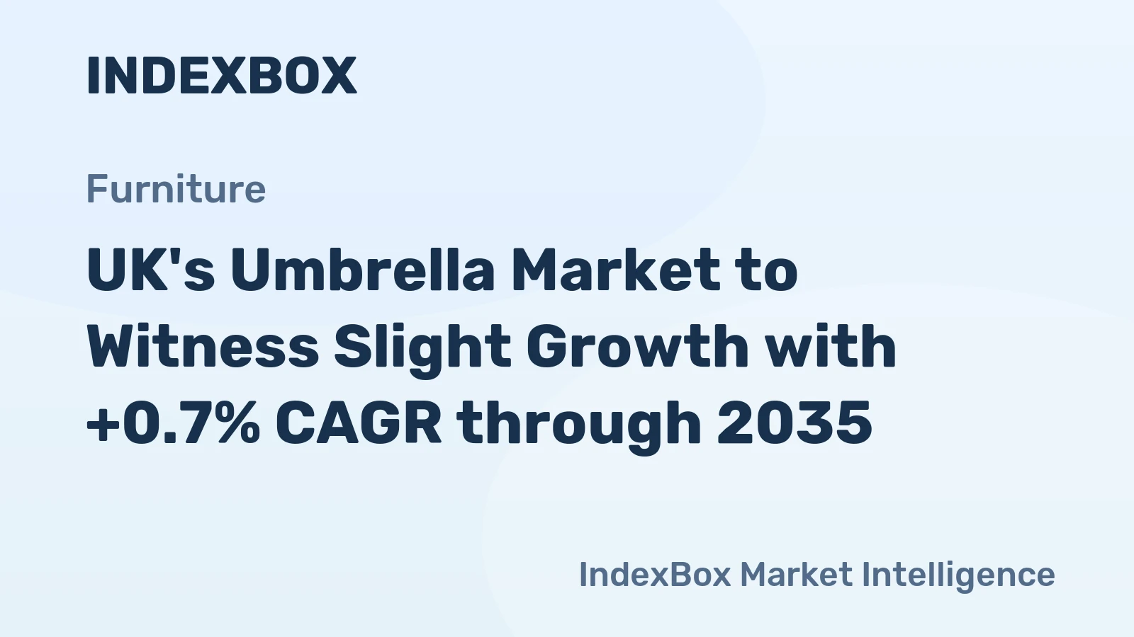 UK's Umbrella Market to Witness Slight Growth with +0.7% CAGR through 2035