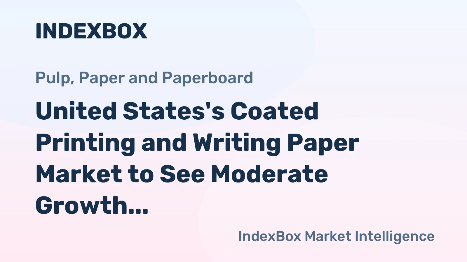 United States's Coated Printing and Writing Paper Market to See Moderate Growth with +2.4% CAGR over the Next Decade