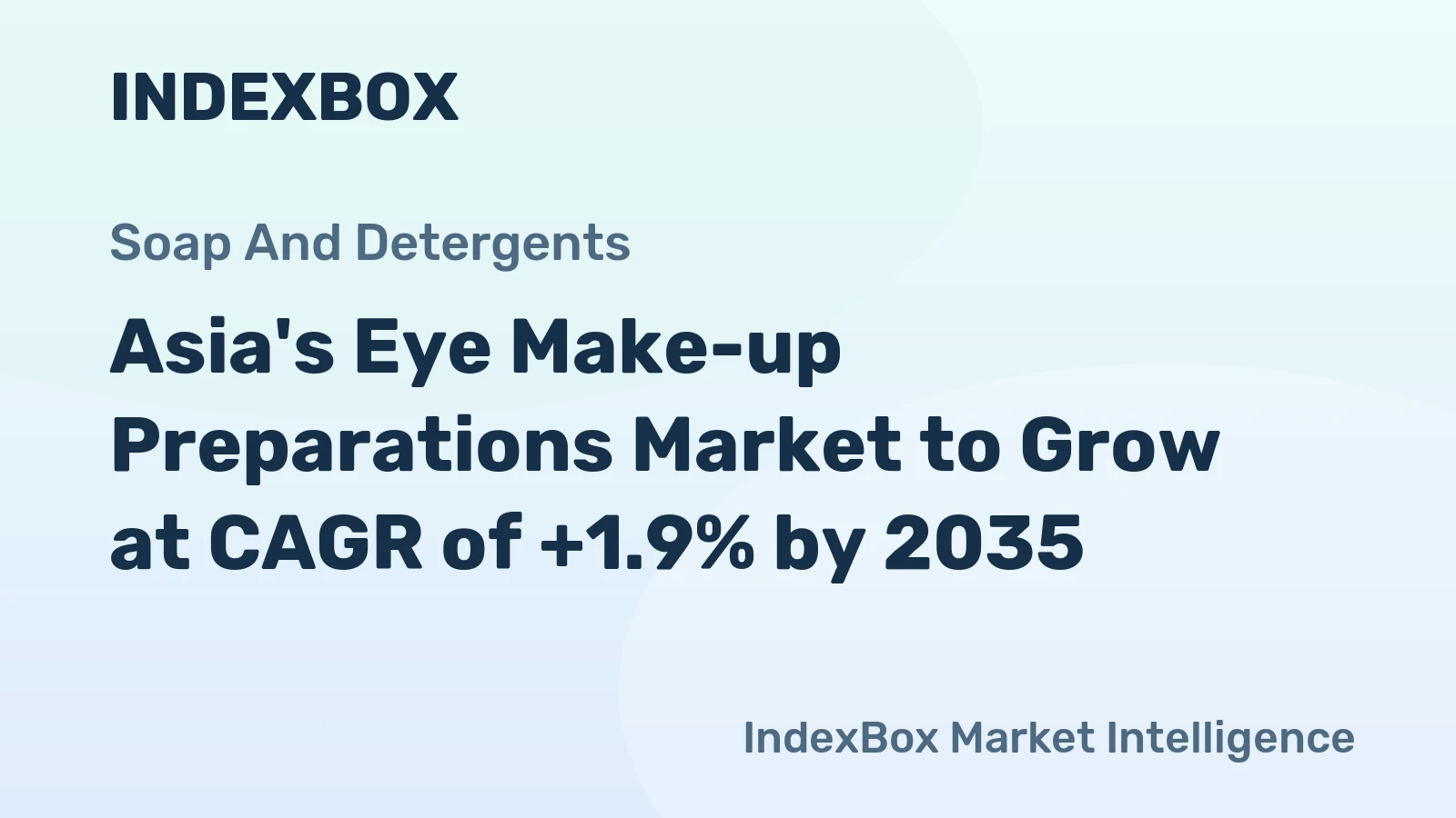 Asia's Eye Make-up Preparations Market to Grow at CAGR of +1.9% by 2035
