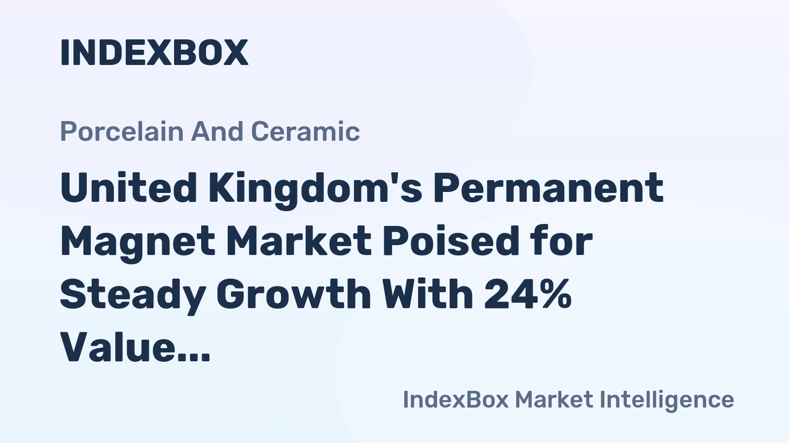 United Kingdom's Permanent Magnet Market Poised for Steady Growth With 24% Value CAGR Through 2035