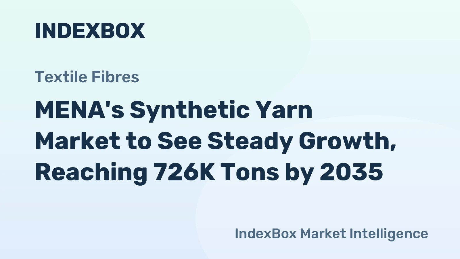 MENA's Synthetic Yarn Market to See Steady Growth, Reaching 726K Tons by 2035