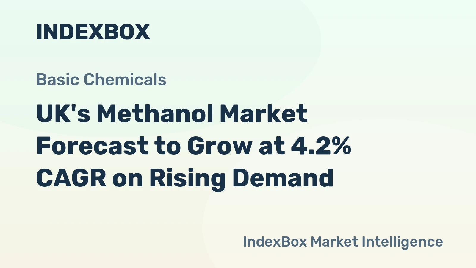 UK's Methanol Market Forecast to Grow at 4.2% CAGR on Rising Demand
