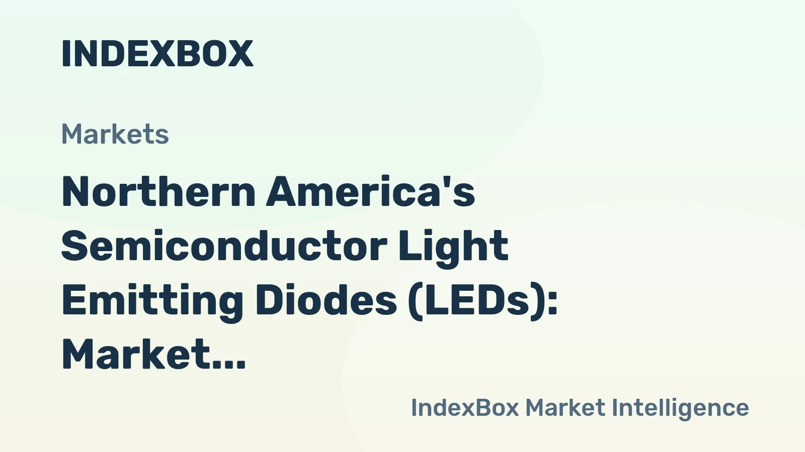 Northern America's Semiconductor Light Emitting Diodes (LEDs): Market Volume to Expand at +2.5% CAGR from 2024 to 2035