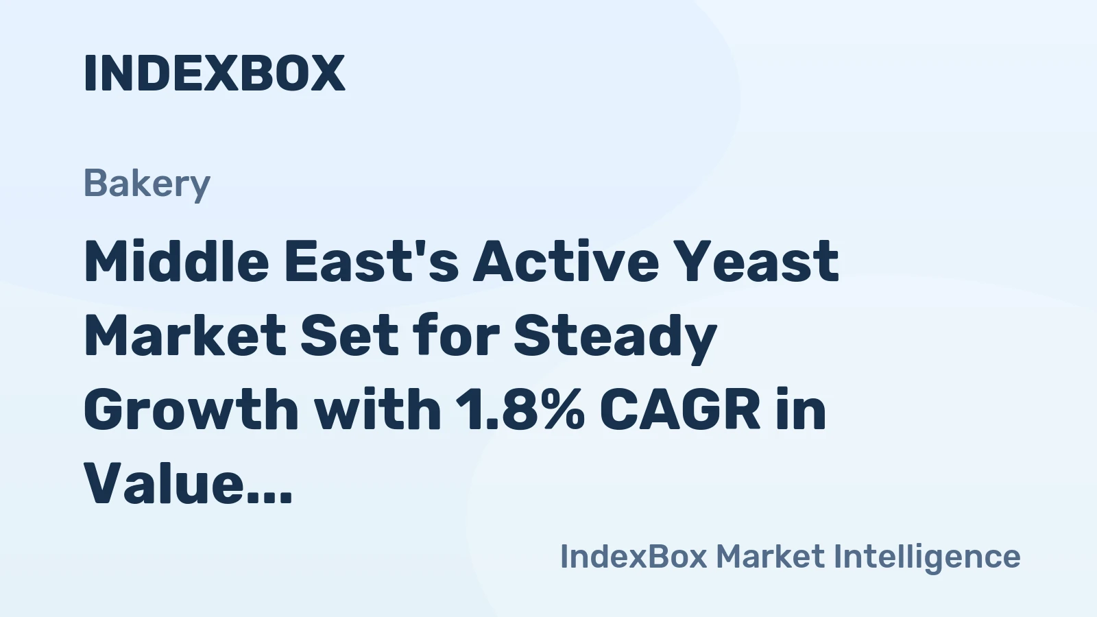 Middle East's Active Yeast Market Set for Steady Growth with 1.8% CAGR in Value Through 2035