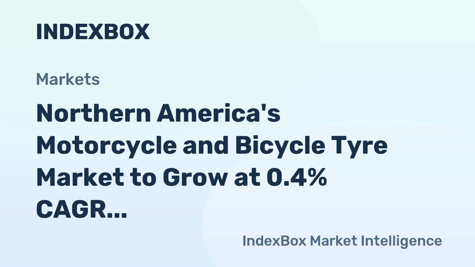 Northern America's Motorcycle and Bicycle Tyre Market to Grow at 0.4% CAGR, Reaching $797M by 2035